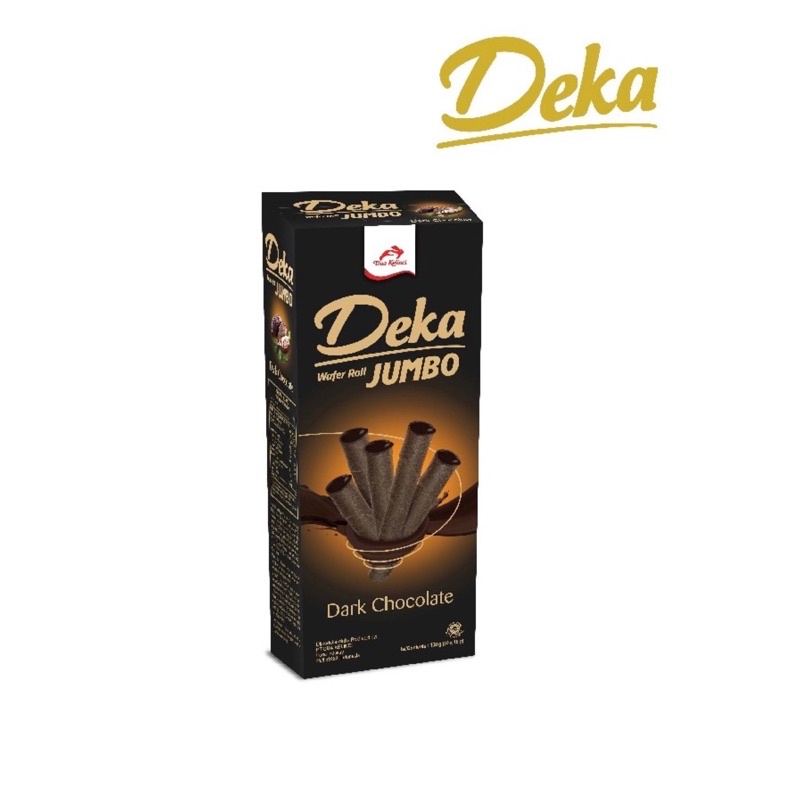DEKA Dark Choco Roll Jumbo 16g x 10pcs /box | Shopee Malaysia