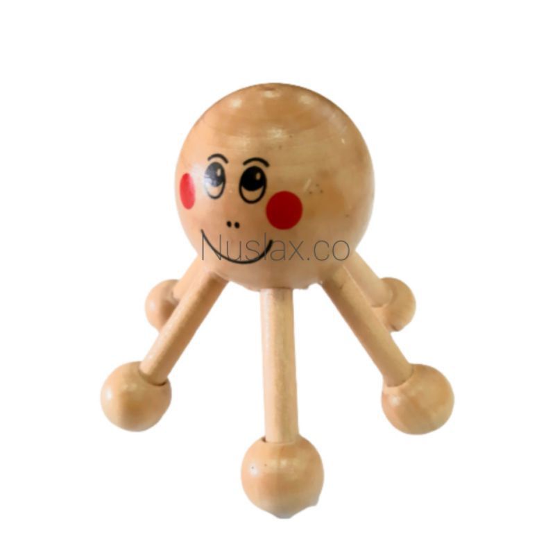 wooden octopus massager sotong kayu urut kepala leher badan murah ...