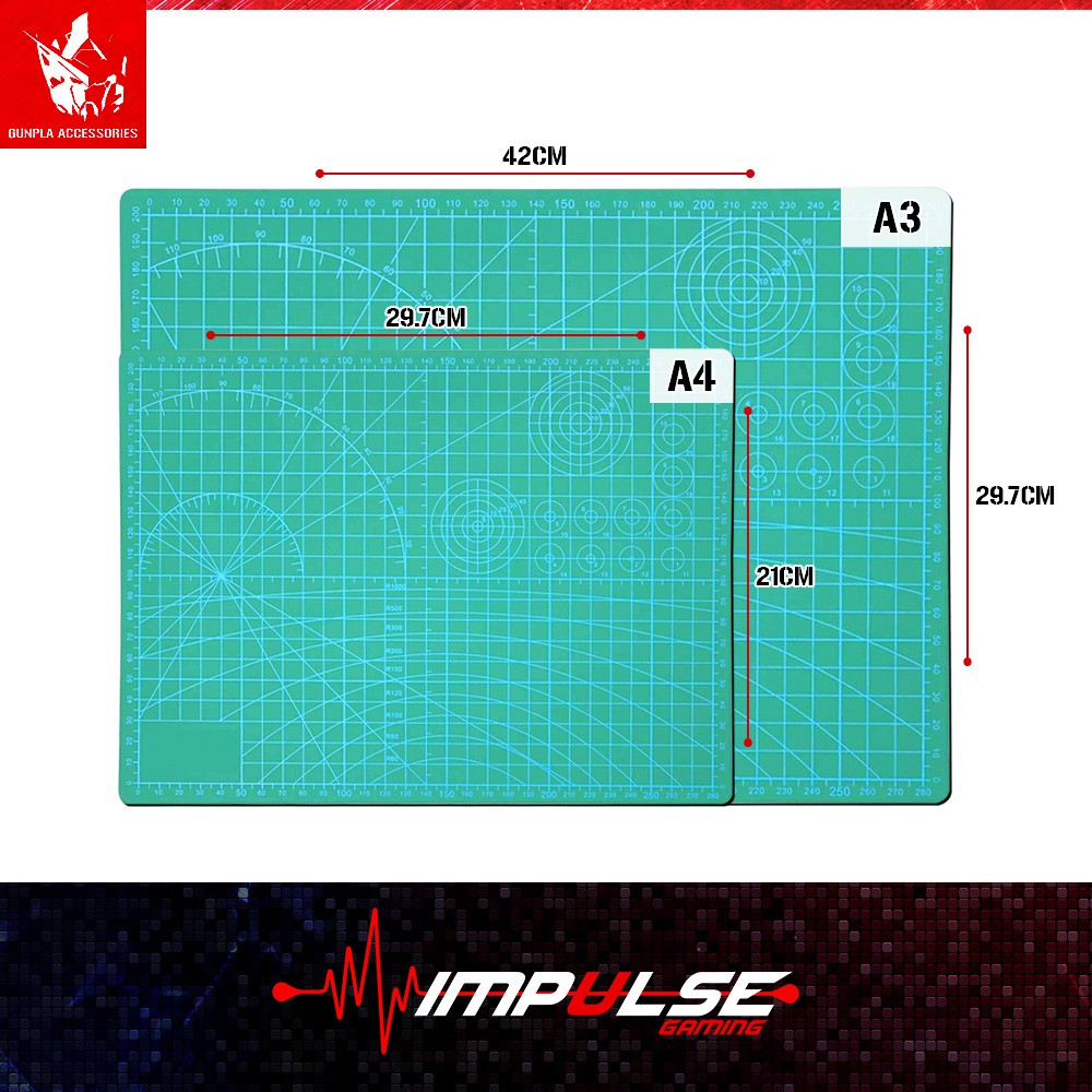 VT Accessories Gundam Gunpla Tool A3/A4 Cutting Measure Board Pad VT002 ...