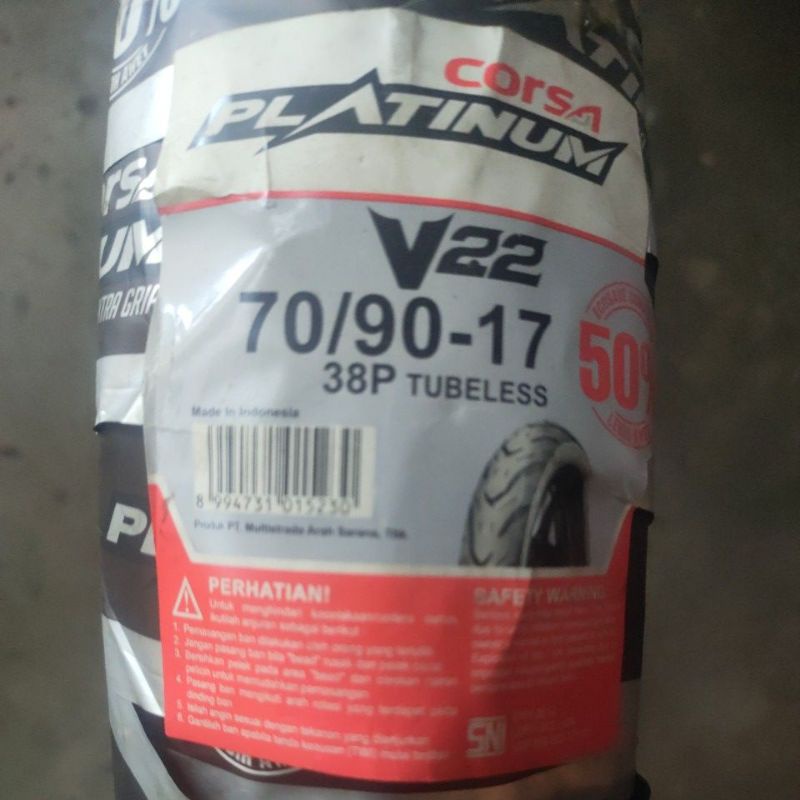 Tayar corsa V22 70/90-17 medium compound | Shopee Malaysia