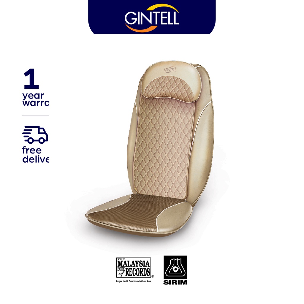 GINTELL G-Mobile EZ Portable Massage Cushion Upgraded Version | Shopee ...