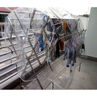 PROTECT FROM RAIN, DUST, WIND, ETC !!! CLEAR COVER For Drying Clothes ...