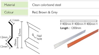 BMI MONIER EasyFlash Plus Wall Flashing Easy Flash Dinding Atap Leak ...