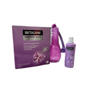 EXP 5/25 120ML + PUMP BOTTLE BETADINE DOUCHE FEMININE WASH DOUCHING ...