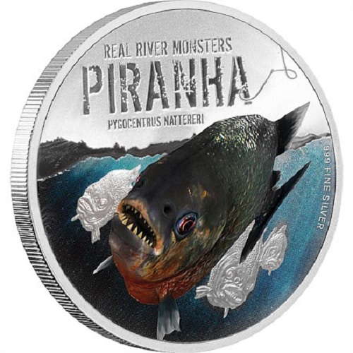 REAL RIVER MONSTERS - PIRANHA 1OZ SILVER PROOF COIN | Shopee Malaysia