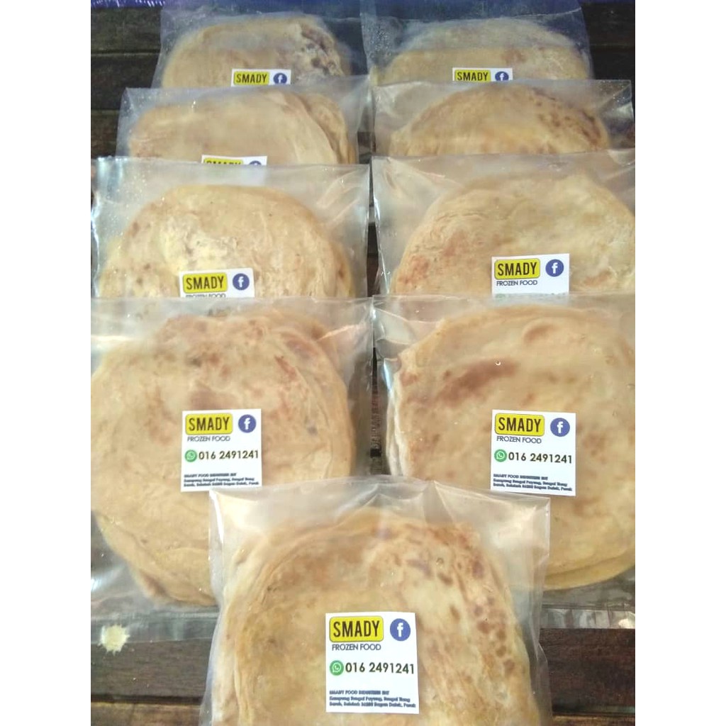 Malaysia Flat Bread/ Roti Canai Frozen | Shopee Malaysia