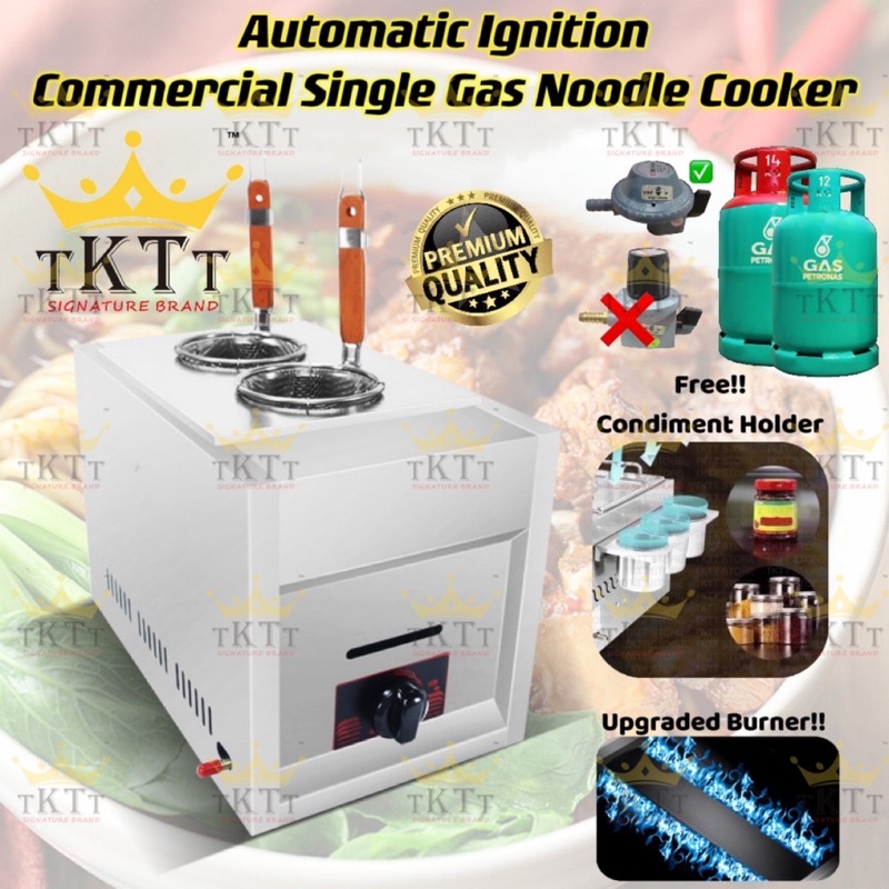 TKTT 8L LPG Commercial Gas Noodle Cooker Stewed Ramen Oden Yong Tao Fu ...