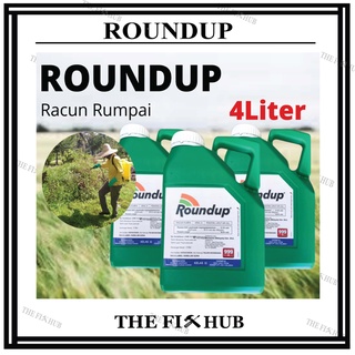 4L Roundup Racun Rumput Lalang Ubat Rampai sambau weed grass poison ...