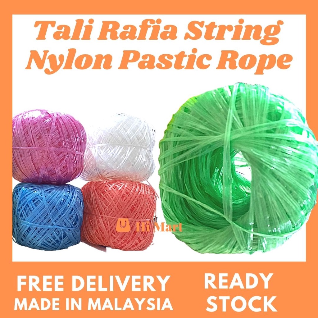 Hi Mart - Tali Rafia Halus 100 Raffia Rope Small String Plastik Tali ...