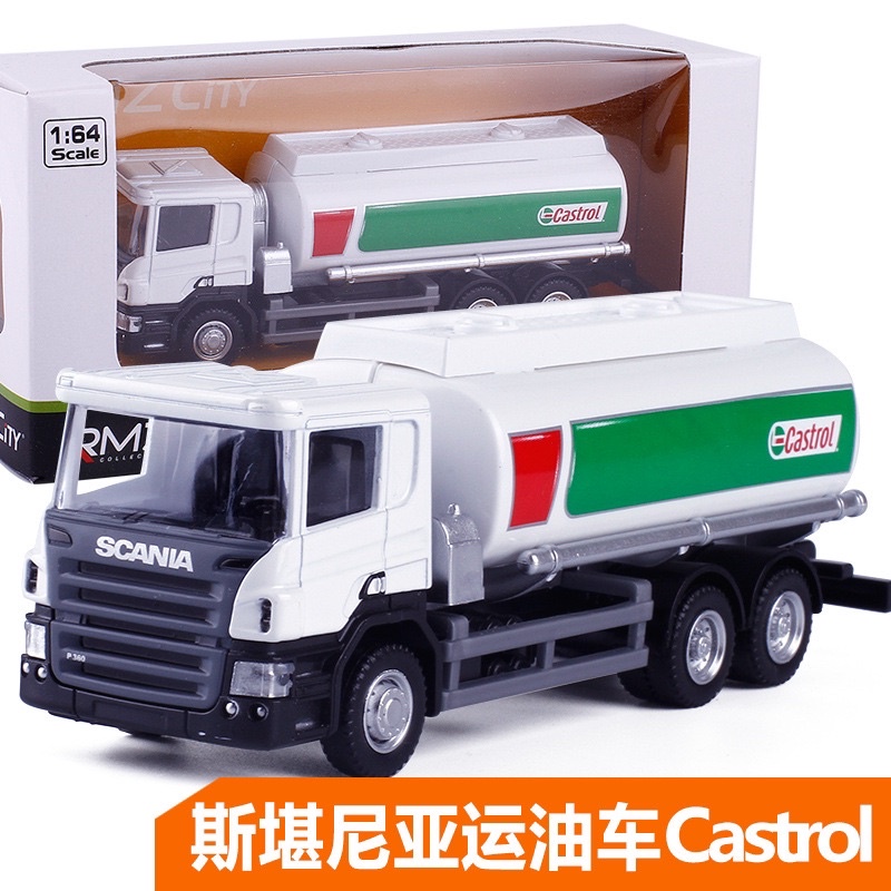 Diecast Lorry Container Oil Tank Scania Lori Man Lori minyak BP shell ...