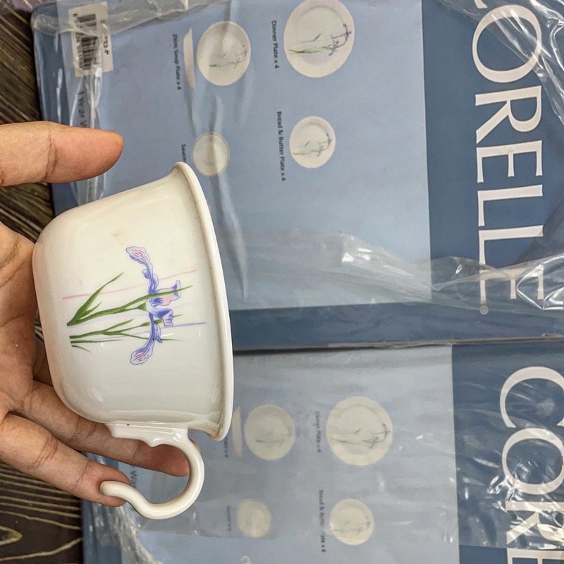Corelle Shadow iris 20pcs/ corelle dinner set | Shopee Malaysia