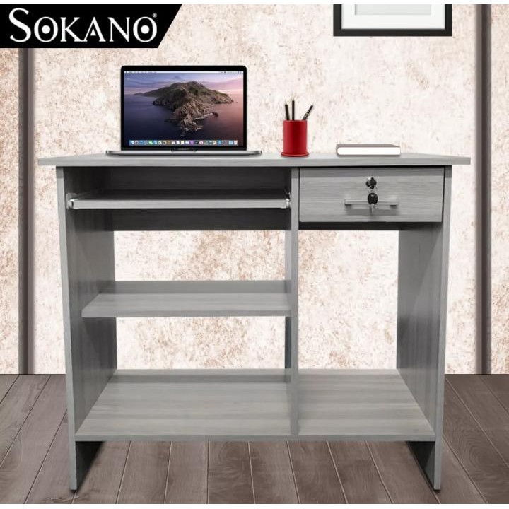 NEW ARRIVAL Premium Computer Table Study Table 3 Feets with Keyboard ...