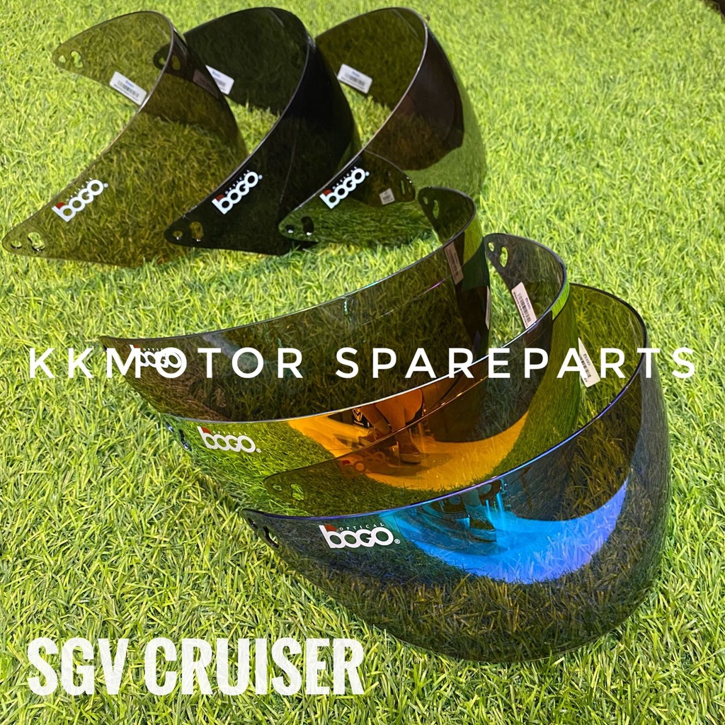 BOGO VISOR SGV CRUISER CERMIN HELMET | Shopee Malaysia
