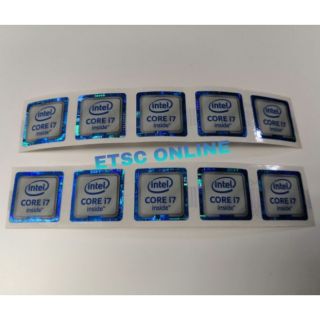 Intel core i5 i3 i7 i9 AMD laptop desktop label CPU sticker notebook ...