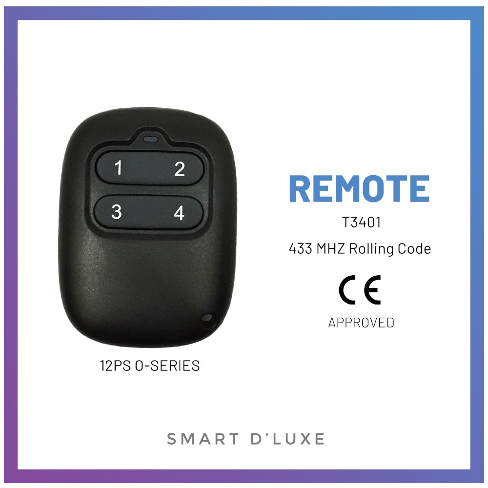 Autogate Remote Control Transmitter 12PS T3501 Rolling Code Frequency ...