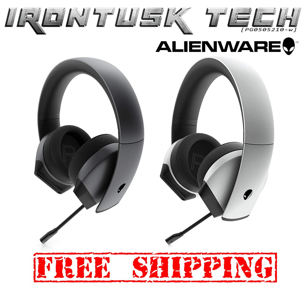 NEW ALIENWARE AW510H 7.1 PC GAMING HEADSET WITH NOISE CANCELLING MIC ...