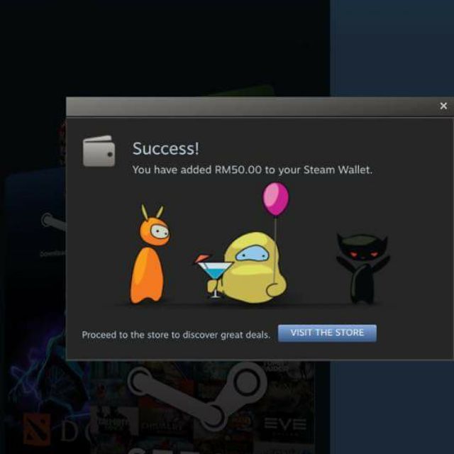 Steam wallet code RM50 pay RM45 | Shopee Malaysia