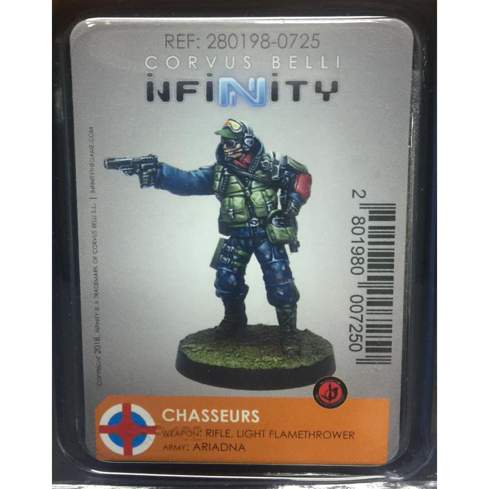 Infinity - Ariadna - Chasseurs (Rifle, Light Flamethrower) | Shopee ...