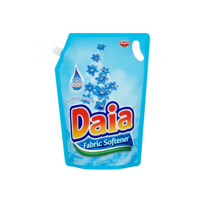 Daia Fabric Softener Refreshing Nature Pouch 1.8L (Blue) | Shopee Malaysia