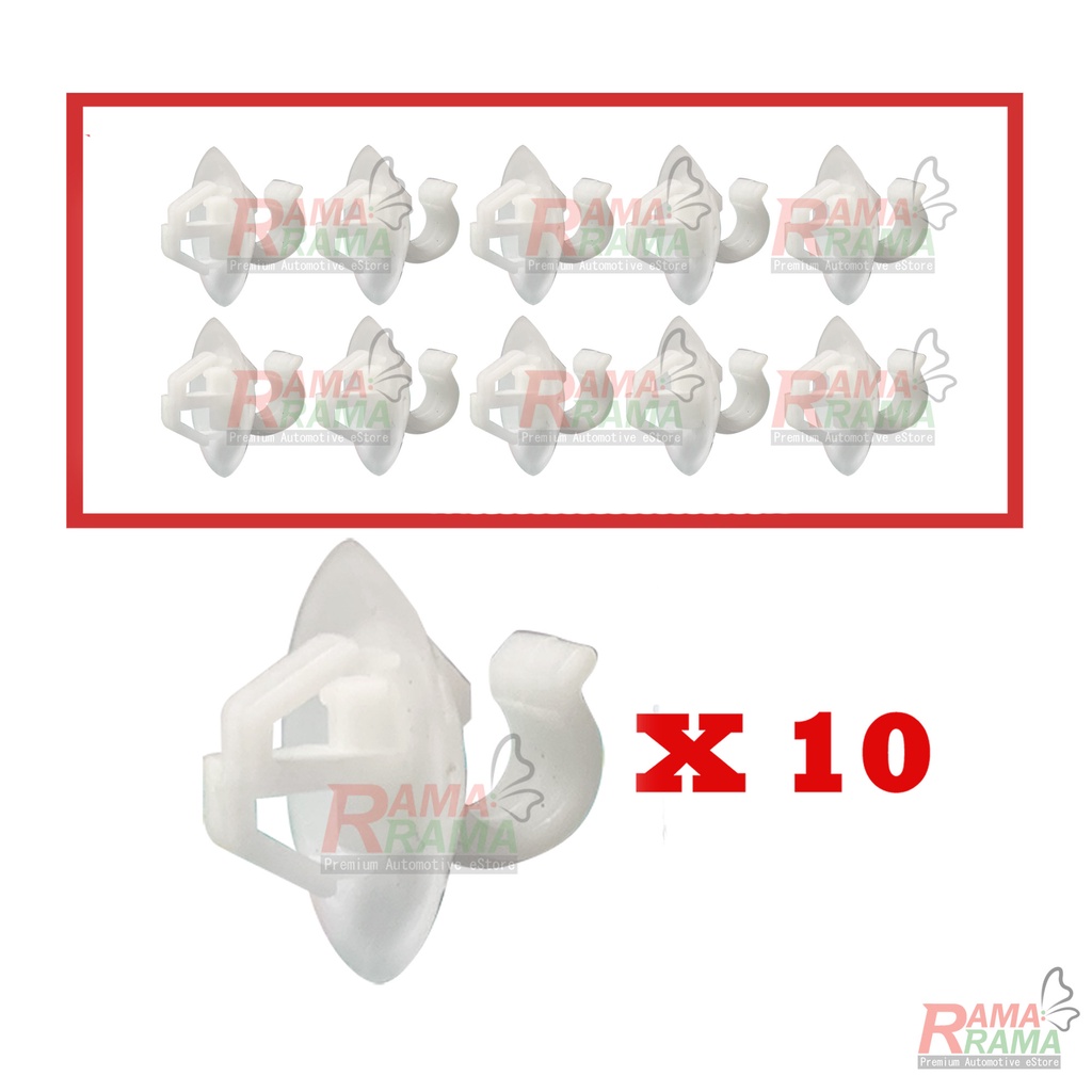 Proton Wira Push Retainer Fastener Front Bonet Bonnet Stand Clips Klip ...