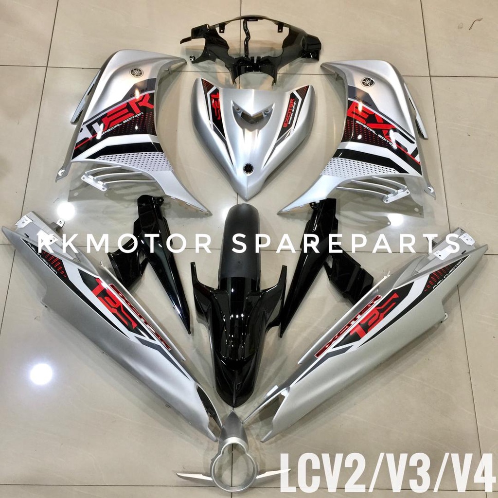 YAMAHA LC135 V2 V3 V4 EXCITER 2021 21TH COVER SET COVERSET SIAP TANAM ...