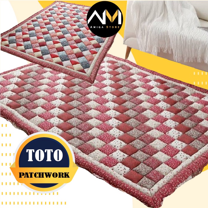 PREMIUM TOTO PACHWORK SUPER TEBAL & GEBU (QUEEN & KING) TILAM TATAMI ...