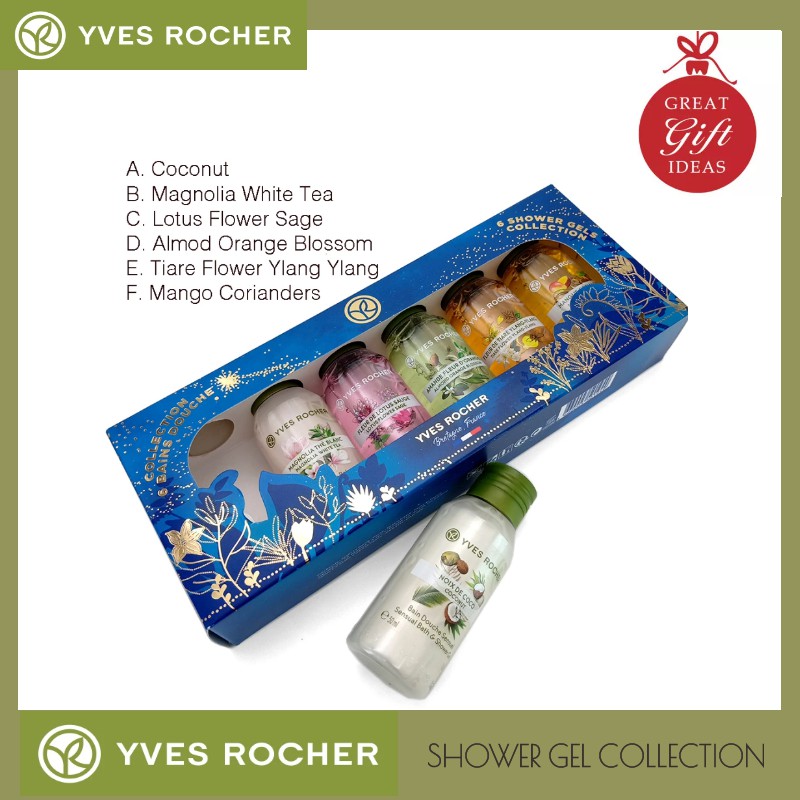 [GIFT IDEA ] Yves Rocher Christmas Limited Edition Shower Gel Kit ...