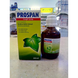 PROSPAN F IVY LEAF EXTRACT COUGH SYRUP 200ML/ 100ML/ 5ML (9 SACHETS ...