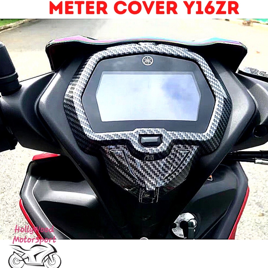 YAMAHA Y16 Y16ZR METER MASK CARBON / COVER FRAME METER CARBON / Y16 ...