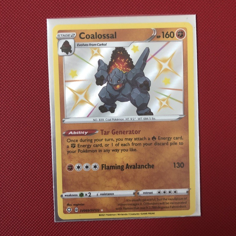 Pokemon Shiny Coalossal Shining Fates Official PTCG | Shopee Malaysia