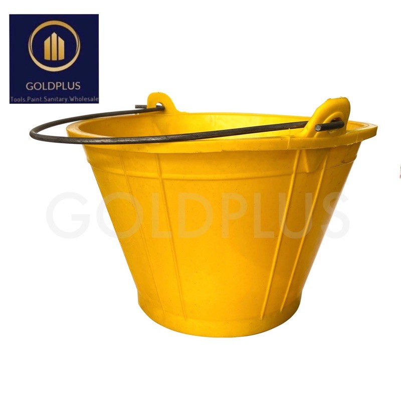 Cement Bucket Cement Pail Baldi Simen Carry Cement Sand Yellow | Shopee ...
