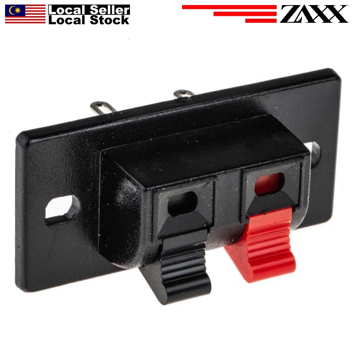 Panel Mount Speaker Terminal Socket 2 Way Quick Connect Termination ...