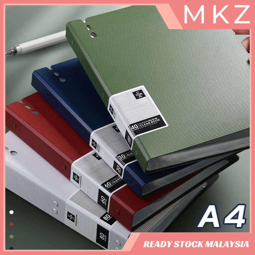 File Folder A4 30 40 60 80 Pockets File Folder Certificate Organizer ...