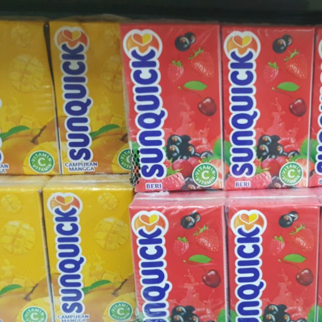 SUNQUICK Fruit Drinks (125ml x 5) | Shopee Malaysia