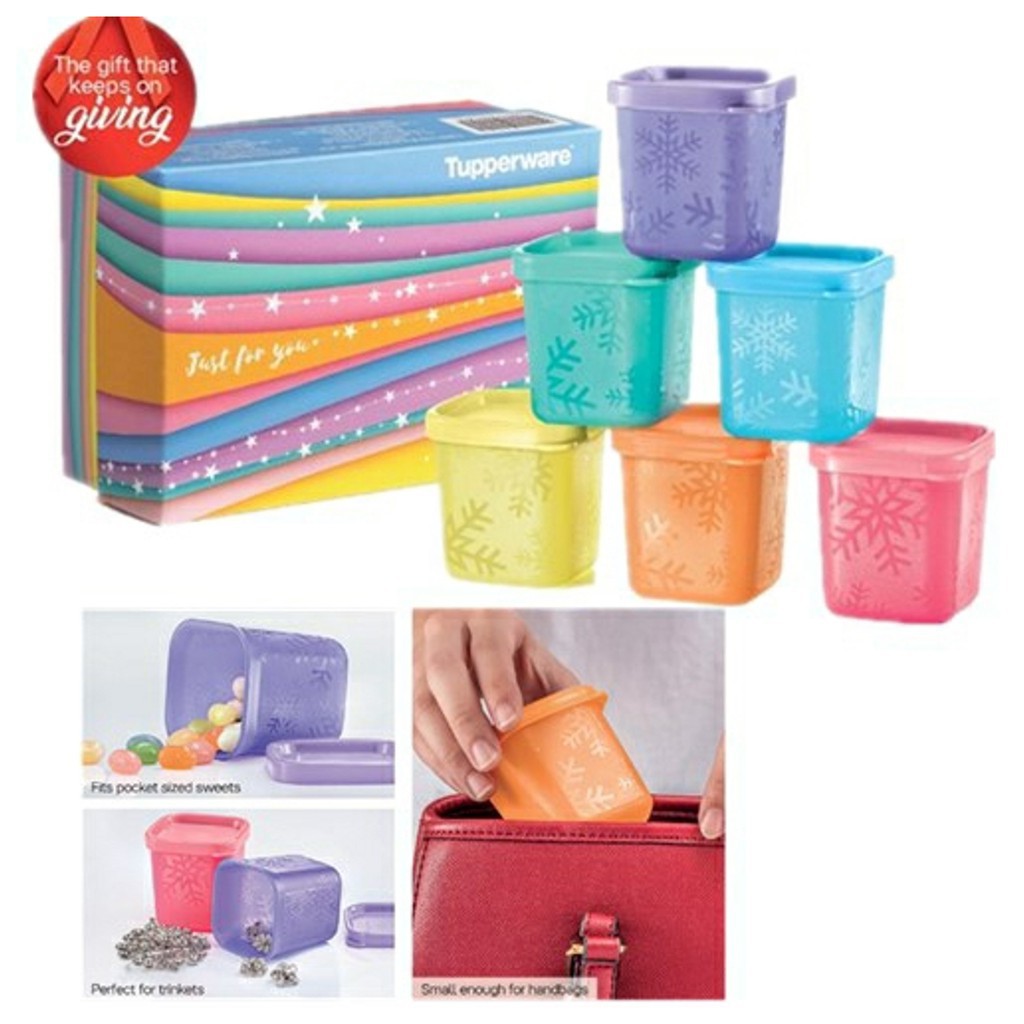 Tupperware petit square 80ml (6pcs) | Shopee Malaysia