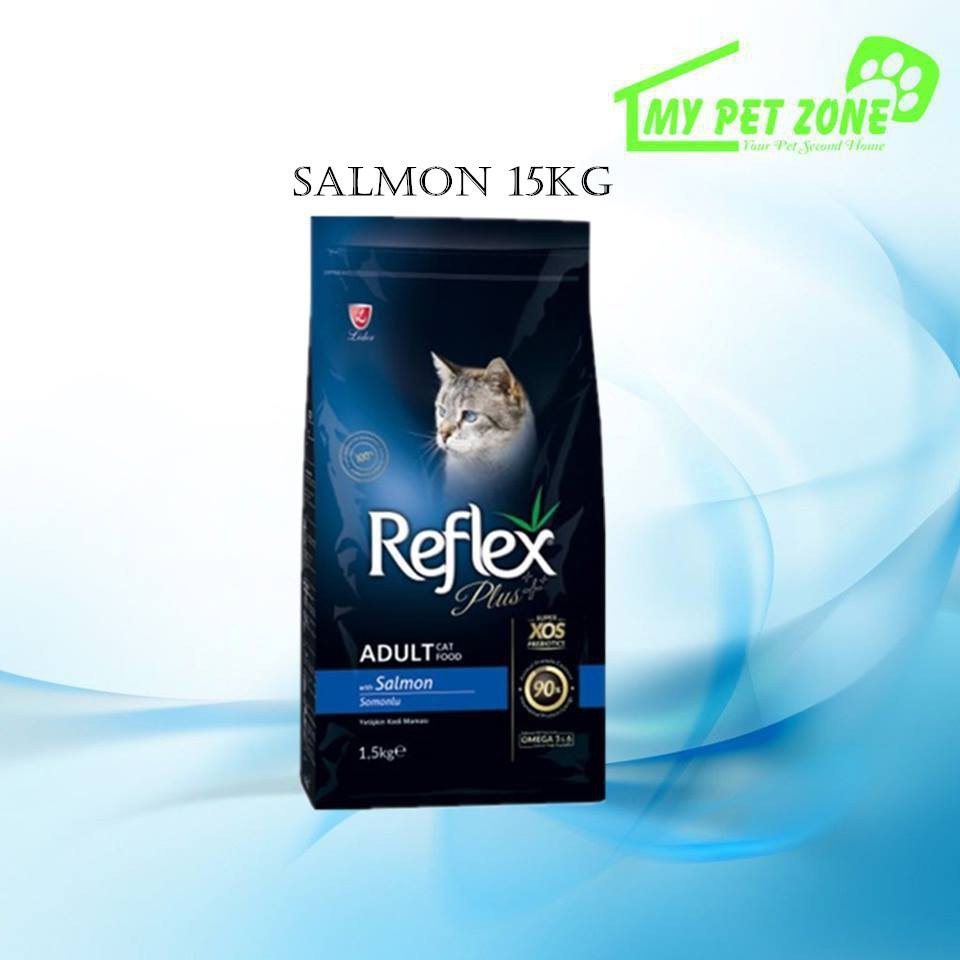 Reflex Plus Adult with Salmon (Cat Food) 15KG | Shopee Malaysia