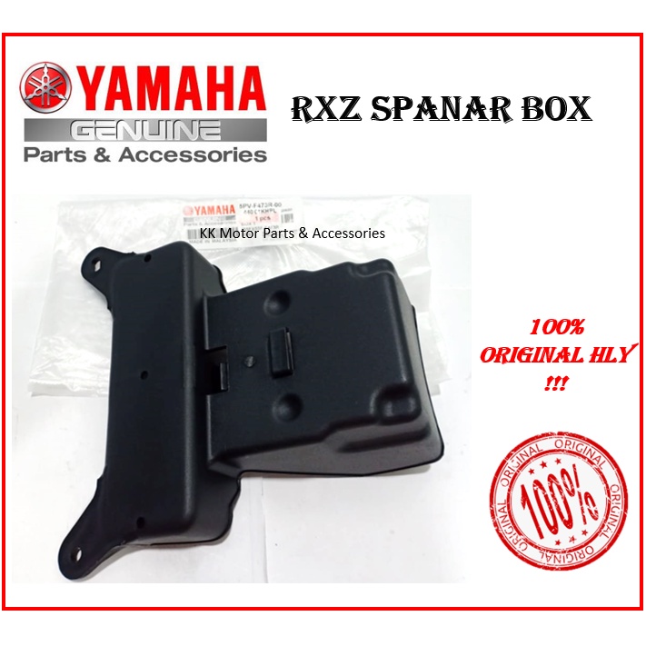 [100% ORIGINAL HLY !!!] YAMAHA RXZ SPANAR BOX / KOTAK SPANAR / TOOL BOX ...