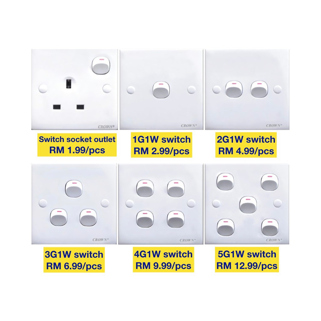 ELECTRICAL SWITCH SOCKET 13A | Shopee Malaysia