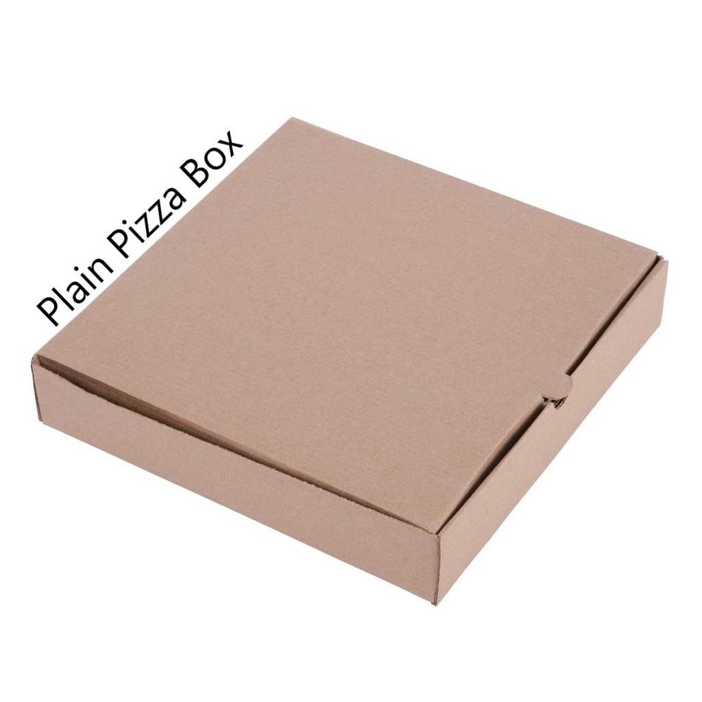 (50pcs/order) Pizza Box (BF) (Made in Malaysia) 10X10X1.5 | Shopee Malaysia