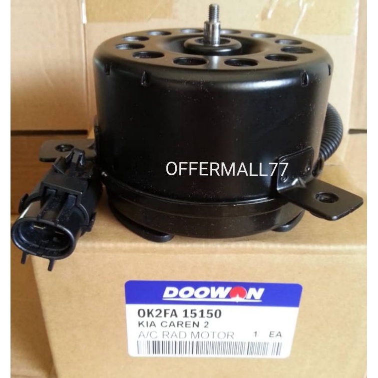 KIA SPECTRA SEPHIA CAREN RADIATOR FAN MOTOR ORIGINAL DOOWON(NUT ...
