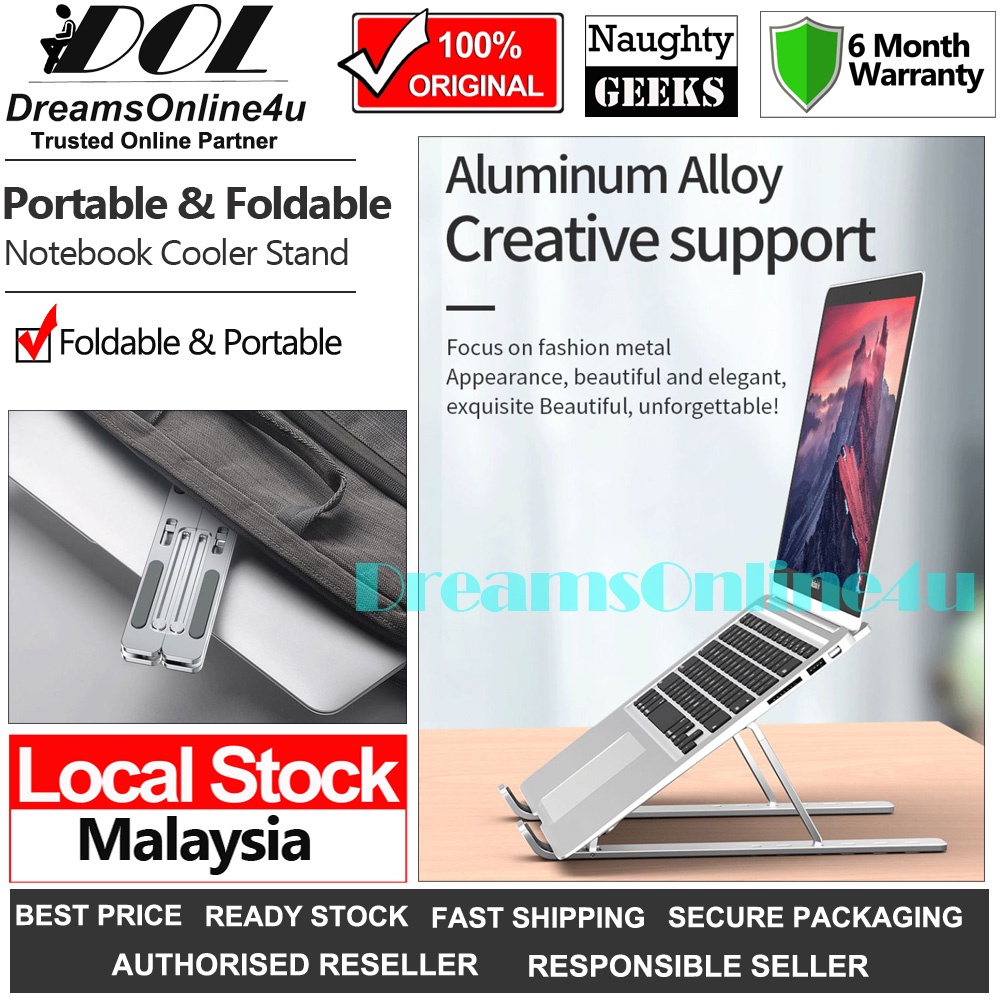 MC N3 Upgraded Light-weight Portable Foldable Notebook Laptop Cooler ...