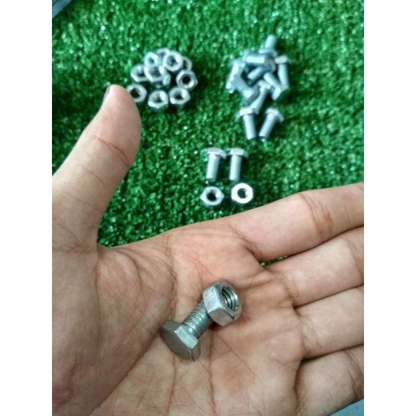 SKRU/BOLT DAN NUT SIZE (M8 x 16mm) | Shopee Malaysia