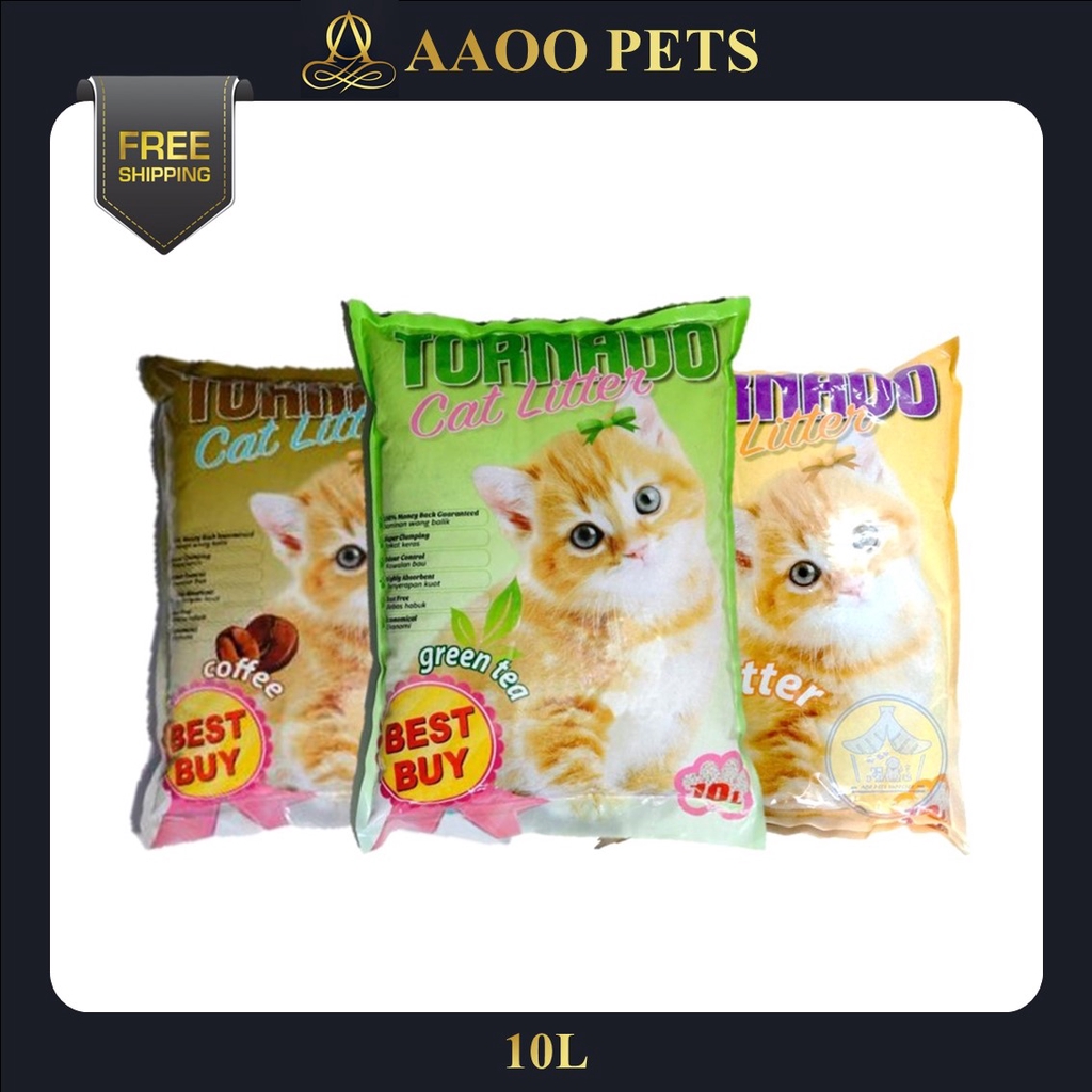 Tornado Cat Litter 10L - Cat Litter / Pet Toilet | Shopee Malaysia