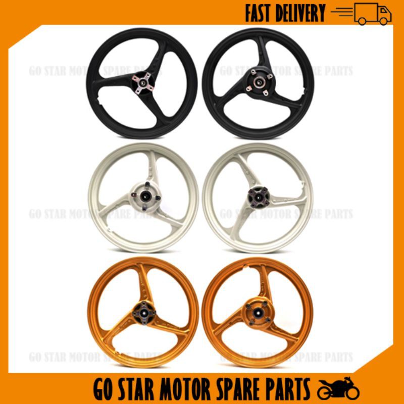 YAMAHA Y125 Y125Z Y125ZR 125Z 125ZR LC135 5S 303 SPORT RIM 3 LEG 3 BATANG WITH BEARING BUSH SET ...