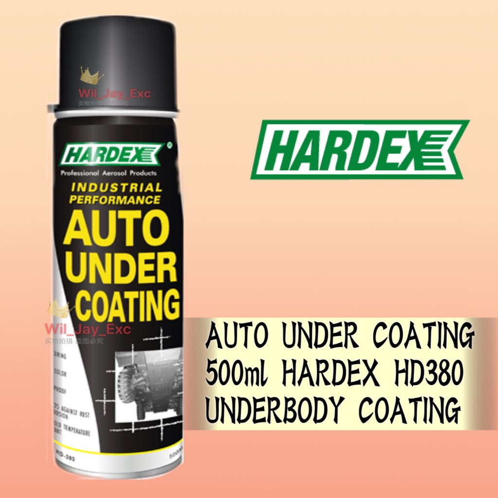 HARDEX HD380 AUTO UNDER COATING 500ML UNDER BODY COATING SPRAY | Shopee ...
