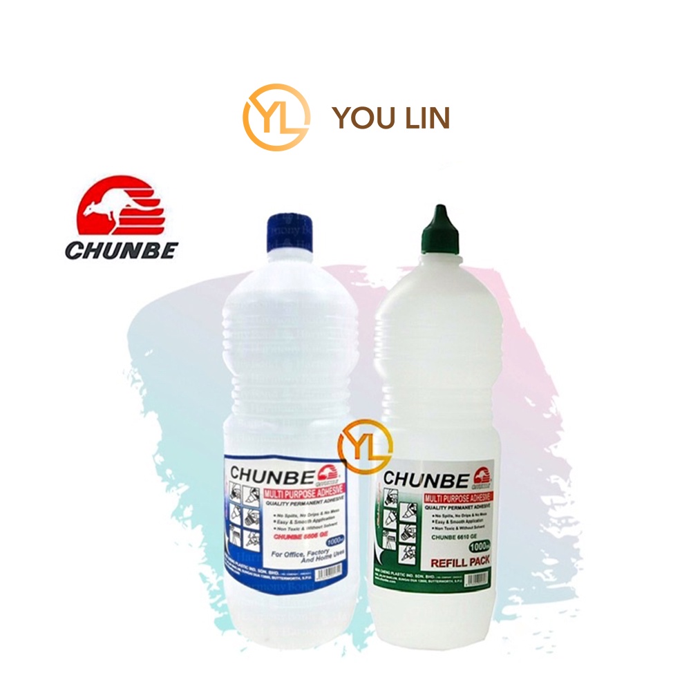 Chunbe 1000ml Multi Purpose Adhesive Clear Glue GE5505 / GE6610 ...