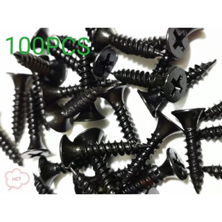 100Pcs MAJU Quality Black Dry Wall Black Screw Driving Counter Sunk ...