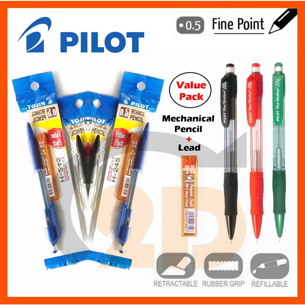 Pilot The Shaker H245 Mechanical Pencil / Pilot Shaker 2020 Super Grip ...