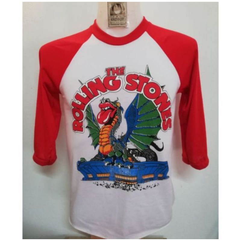 Baju Band Rolling Stone 3Q Lengan Merah | Shopee Malaysia