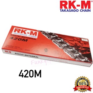 RKM MOTORCYCLE CHAIN 428 / 420 RANTAI MOTOSIKAL RANTAI 100% ORIGINAL ...